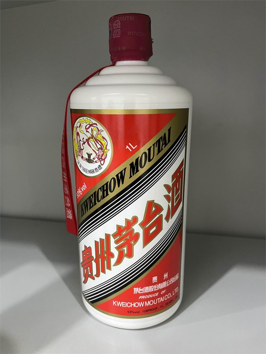 030 飞天贵州茅台酒（53%Vol,1L称重约1712克）